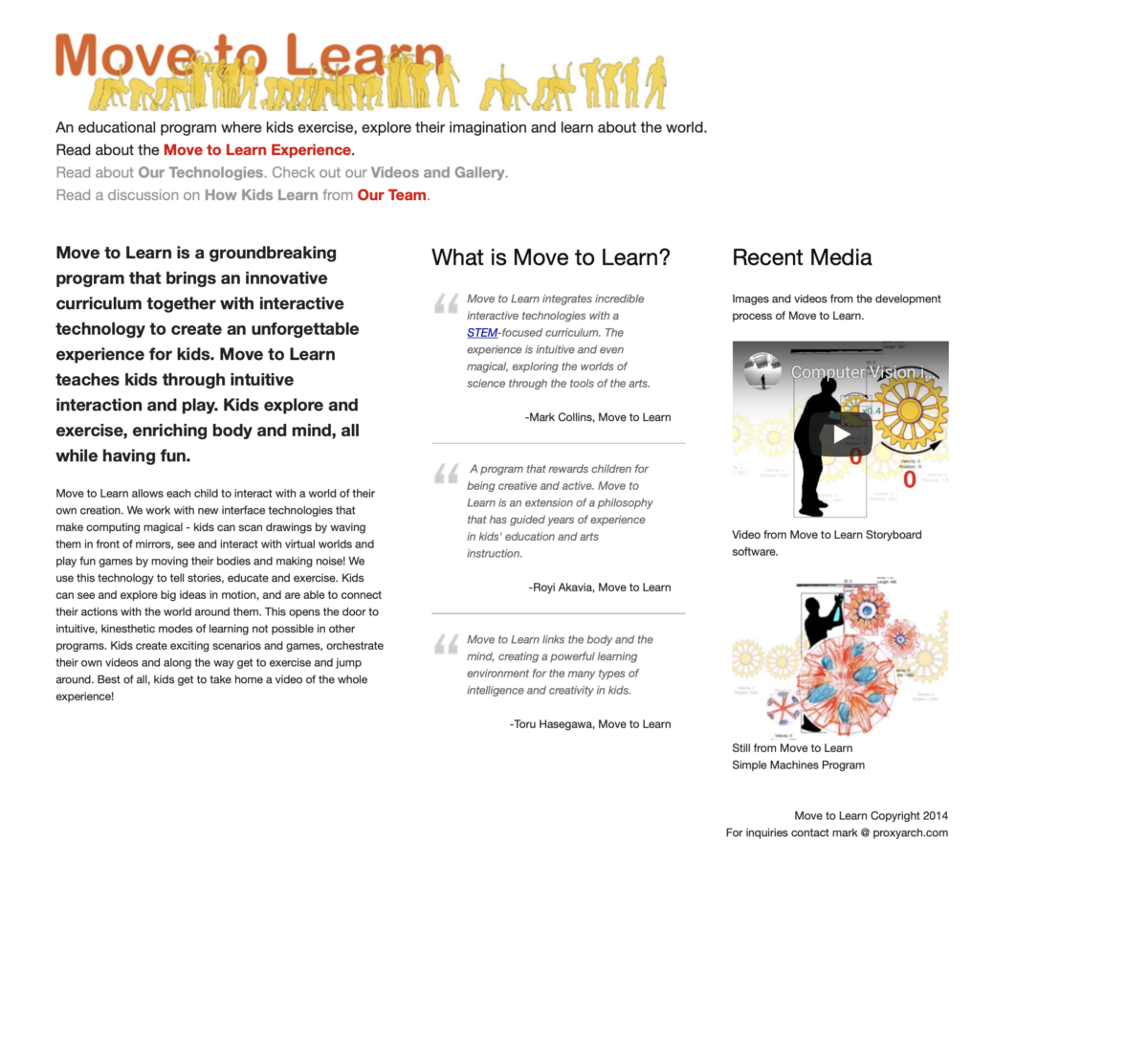 Move to Learn Apps – Art N Mation